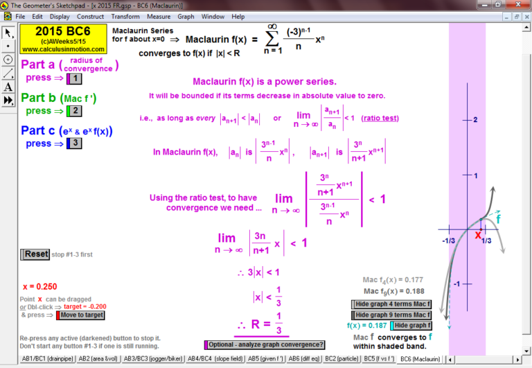 Calculus In Motion – CALCULUS IN MOTION