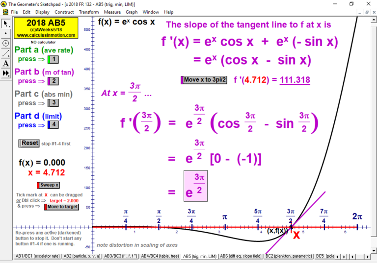 Calculus In Motion – CALCULUS IN MOTION